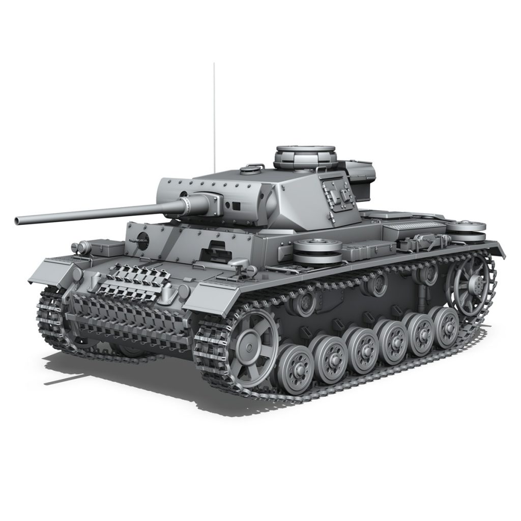 PzKpfw III - Panzerkampfwagen III - Ausf.L 3D Model - FlatPyramid