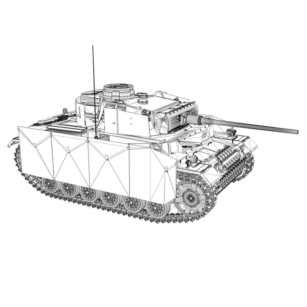 PzKpfw III - Panzer 3 - Ausf.M 3D Model - FlatPyramid