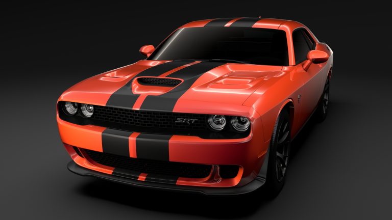 Dodge Challenger SRT Hellcat Go Mangoo 2017 3D Model - FlatPyramid