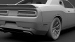 Dodge Challenger SRT Hellcat Go Mangoo 2017 3D Model - FlatPyramid