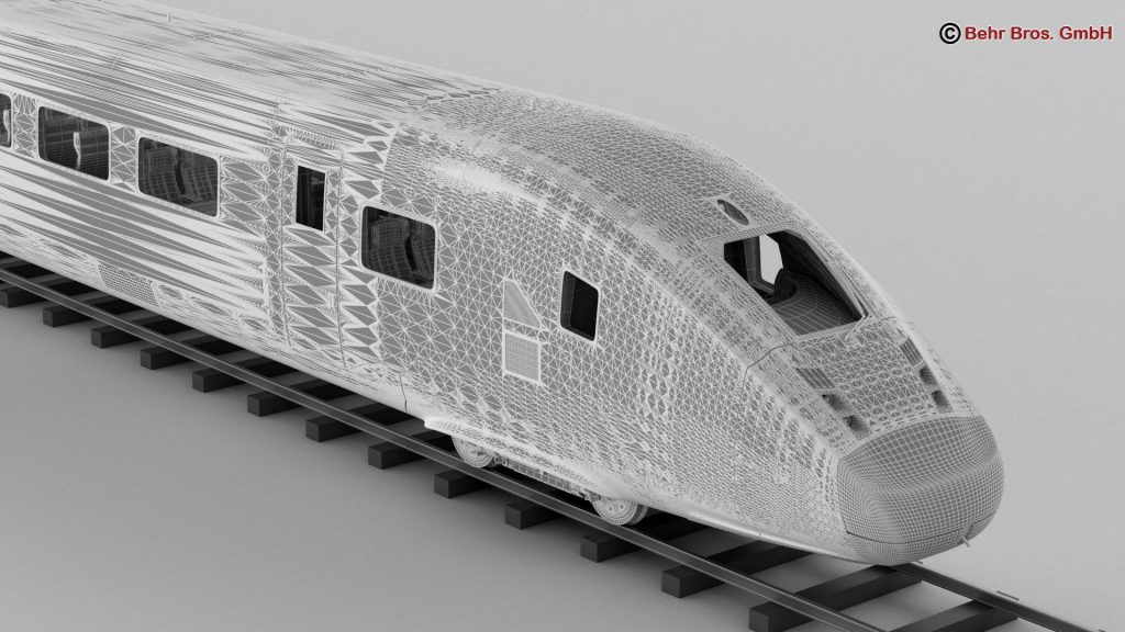 ICE 4 BR412 3D Model - FlatPyramid