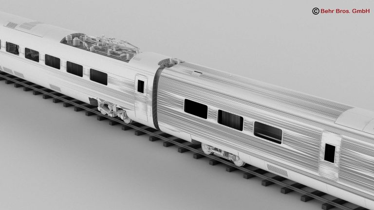 ICE 4 BR412 3D Model - FlatPyramid