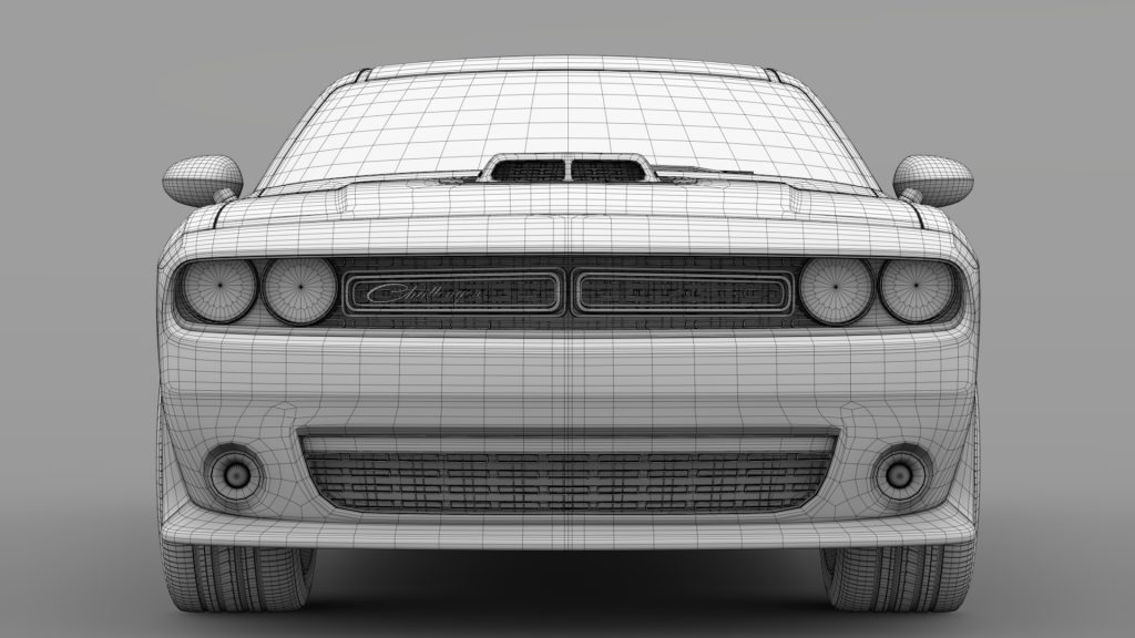 Mopar Dodge Challenger 2017 3D Model - FlatPyramid