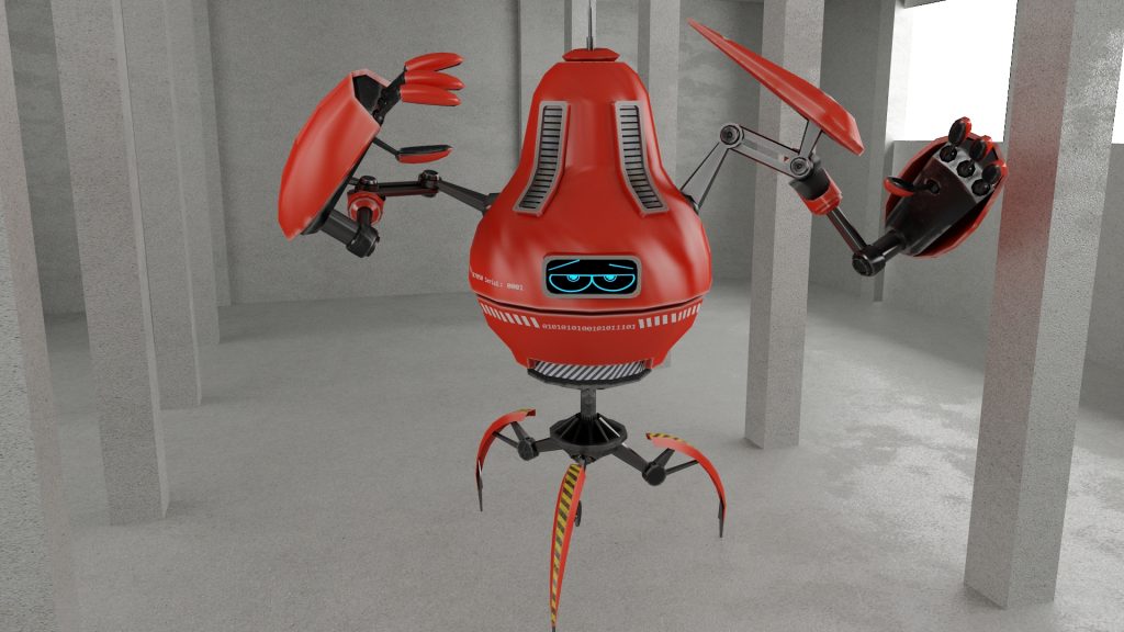 Robot PR7050 3D Model - FlatPyramid