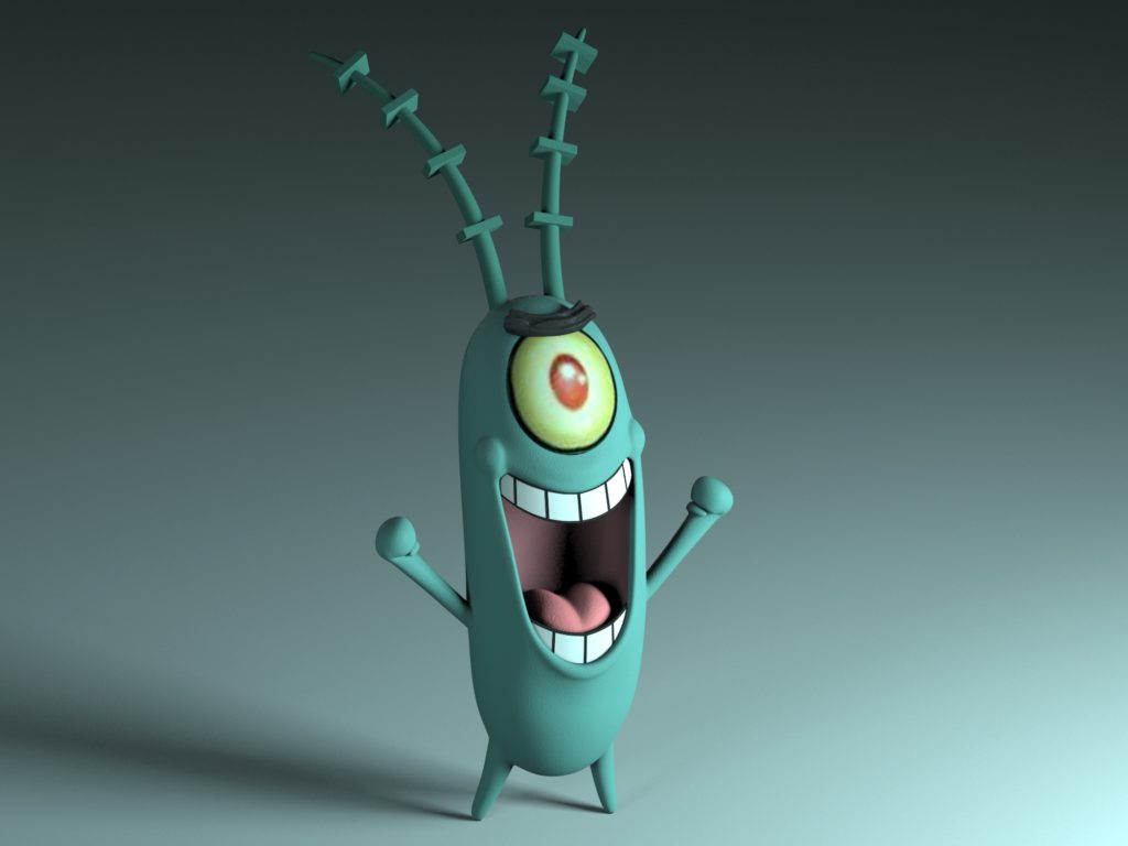 Plankton 3d model. 3D Model - FlatPyramid