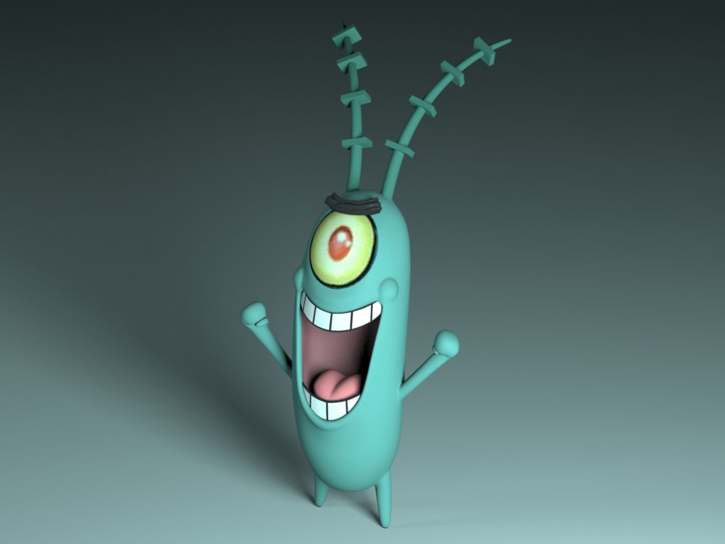 Plankton 3d model. 3D Model - FlatPyramid