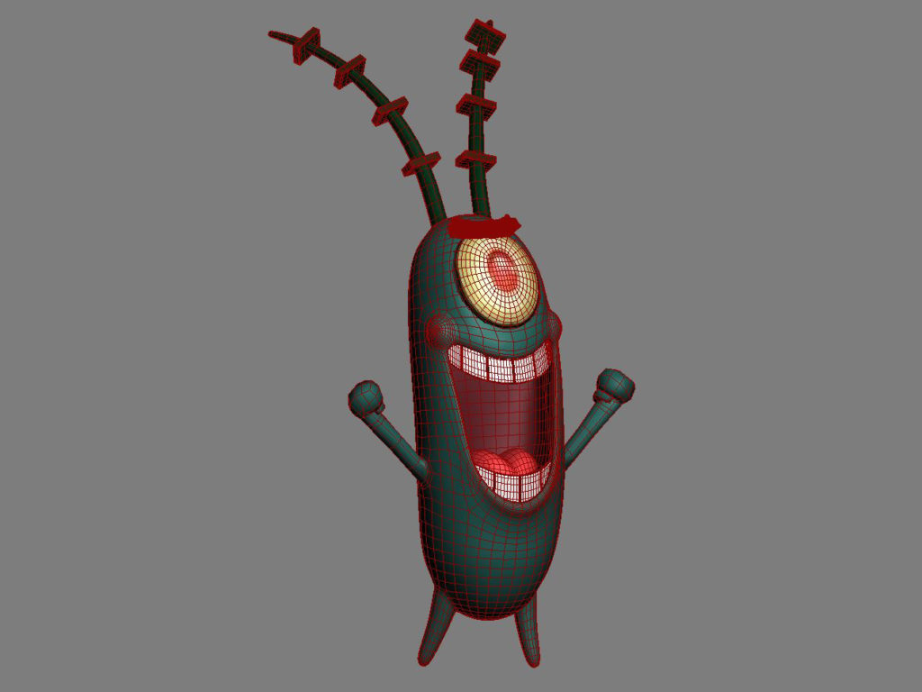 Plankton 3d model. 3D Model - FlatPyramid