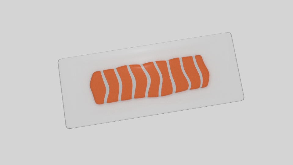 Salmon Fillet 3D Model - FlatPyramid