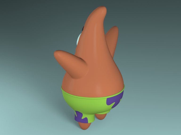 Patrick Star 3D Model - FlatPyramid