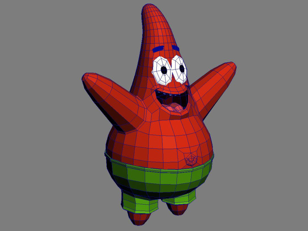 Patrick Star 3D Model - FlatPyramid