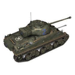 Sherman MK VC Firefly - Spitfire 3D Model - FlatPyramid
