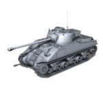 Sherman MK VC Firefly - Spitfire 3D Model - FlatPyramid