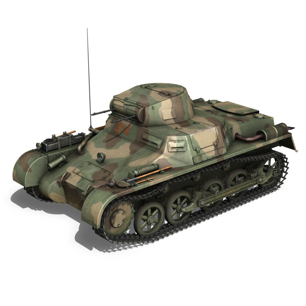Panzer 1 - PzKpfw 1 Ausf.A - China 3D Model - FlatPyramid