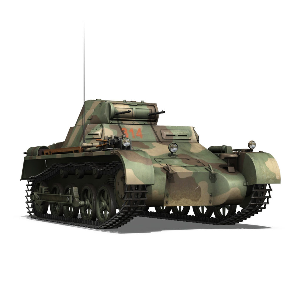 Panzer 1 - PzKpfw 1 Ausf.A - China 3D Model - FlatPyramid