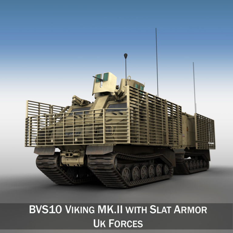 BVS10 Viking MKII - UK Forces 3D Model - FlatPyramid