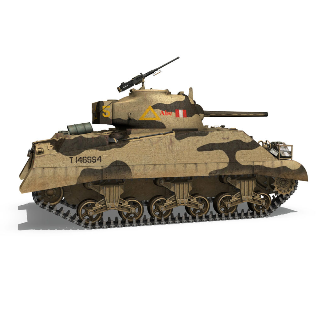 M4 Sherman MK. III - Abe 3D Model - FlatPyramid