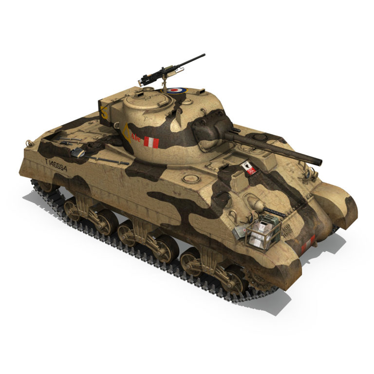 M4 Sherman MK. III - Abe 3D Model - FlatPyramid