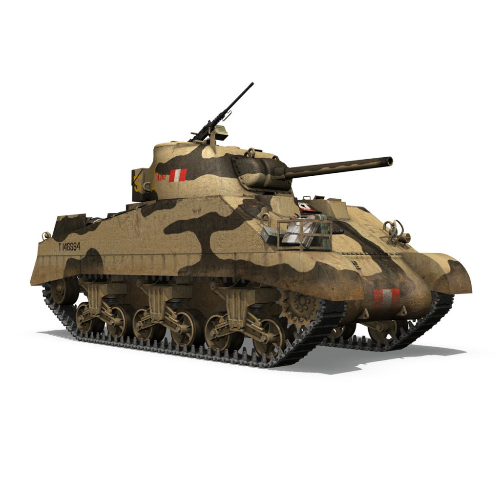 M4 Sherman MK. III - Abe 3D Model - FlatPyramid