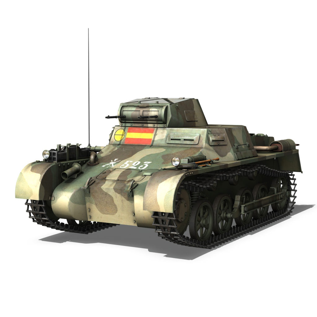 PzKpfw 1 - Panzer 1 - Ausf. A - 523 3D Model - FlatPyramid
