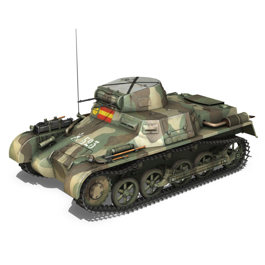 PzKpfw 1 - Panzer 1 - Ausf. A - 523 3D Model - FlatPyramid