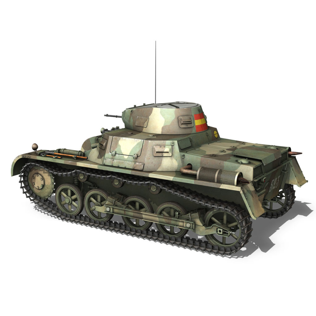 PzKpfw 1 - Panzer 1 - Ausf. A - 523 3D Model - FlatPyramid