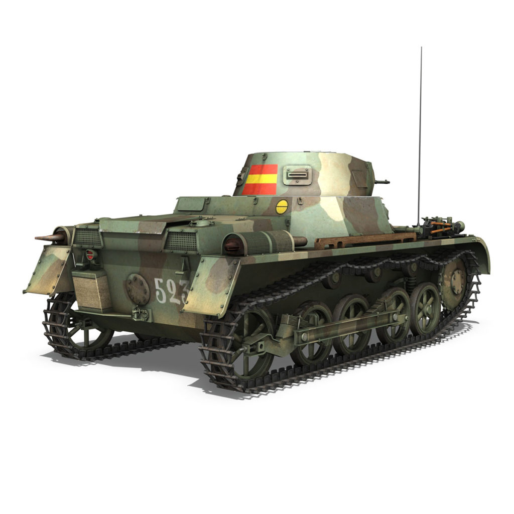 PzKpfw 1 - Panzer 1 - Ausf. A - 523 3D Model - FlatPyramid