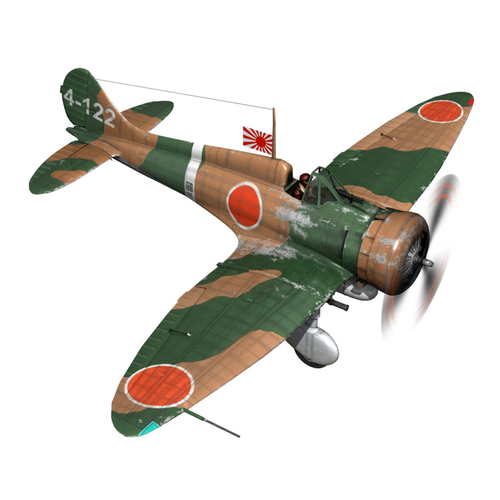 Mitsubishi A5M2 Type96 - Claude 3D Model - FlatPyramid