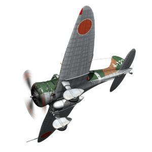Mitsubishi A5M2 Type96 - Claude 3D Model - FlatPyramid