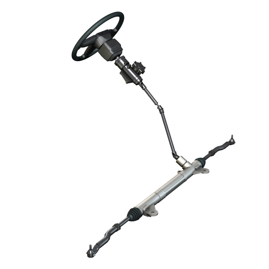 Steering System 3D Model - FlatPyramid