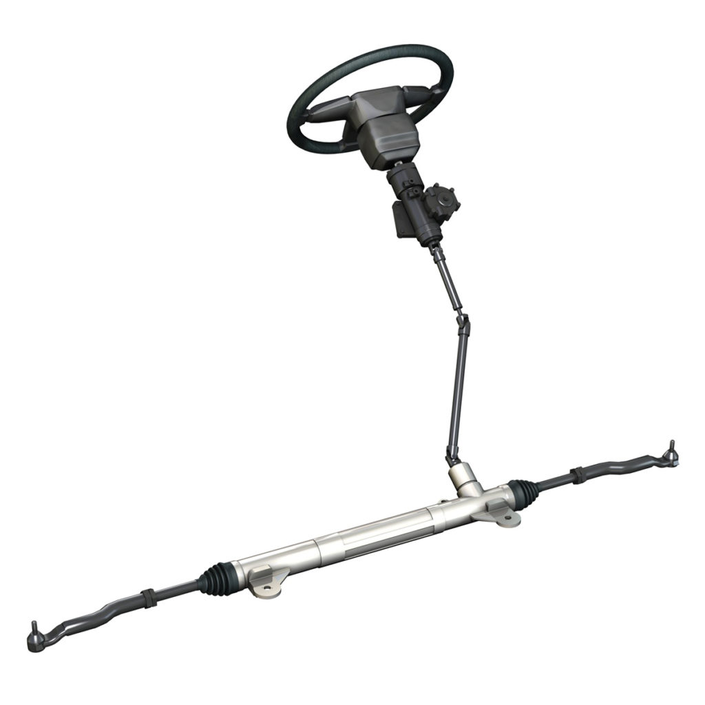 Steering System 3D Model - FlatPyramid