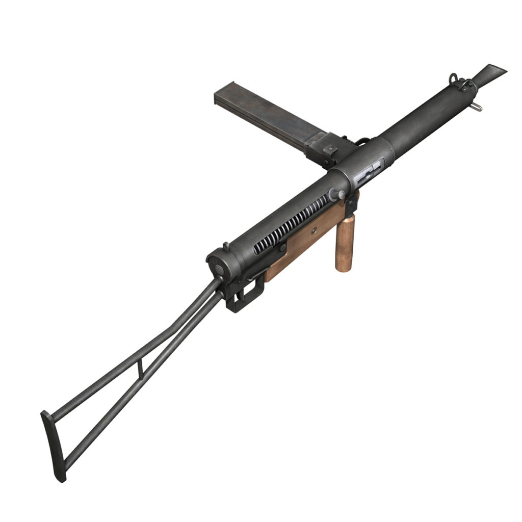 Sten MK.I Submachine Gun 3D Model - FlatPyramid