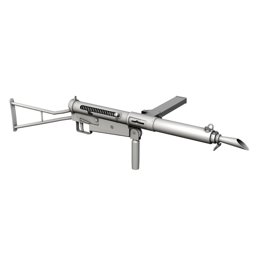 Sten MK.I Submachine Gun 3D Model - FlatPyramid