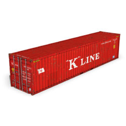 40ft Shipping Container - K Line 3D Model - FlatPyramid