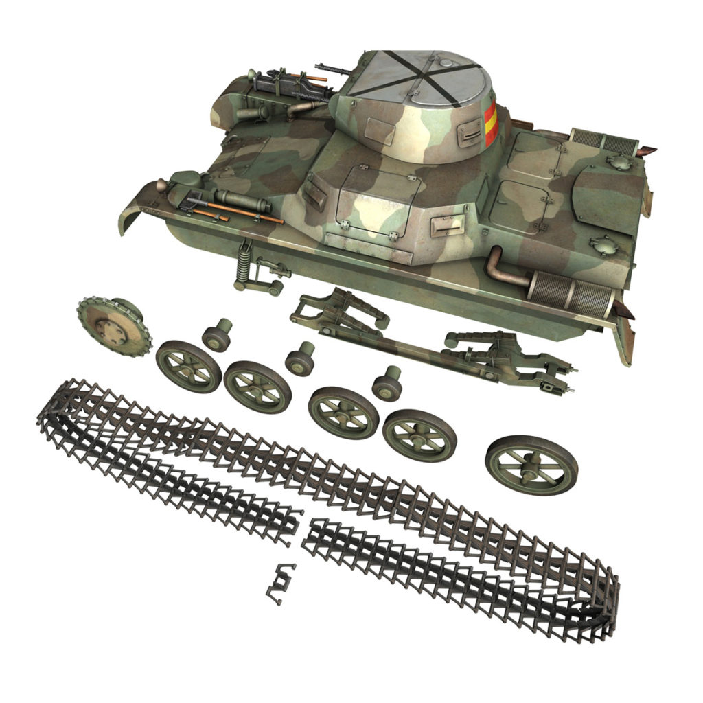 PzKpfw 1 - Panzer 1 - Ausf. A - G 3D Model - FlatPyramid