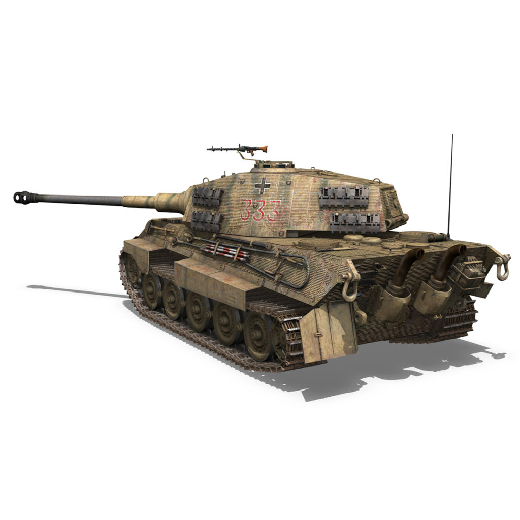 Panzerkampfwagen VI - Ausf.B - Tiger II - 333 3D Model - FlatPyramid