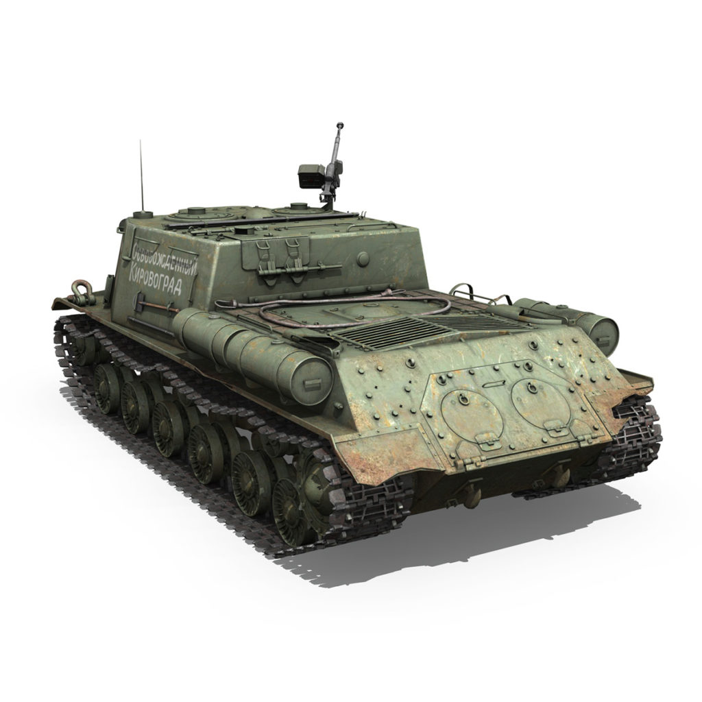 ISU 152 - 65 - Soviet heavy self-propelled gun 3D Model - FlatPyramid