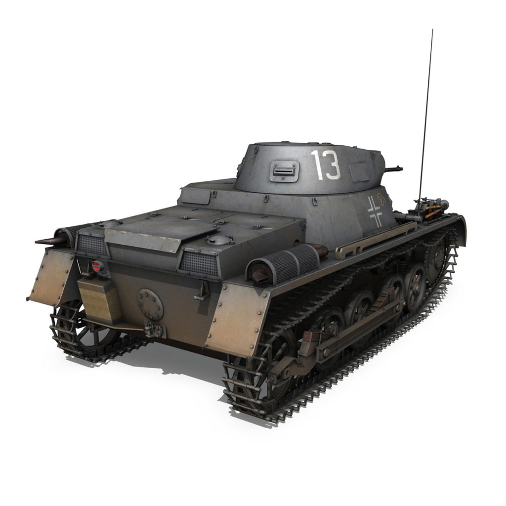 PzKpfw 1 - Panzer 1 - Ausf. A - 13 3D Model - FlatPyramid