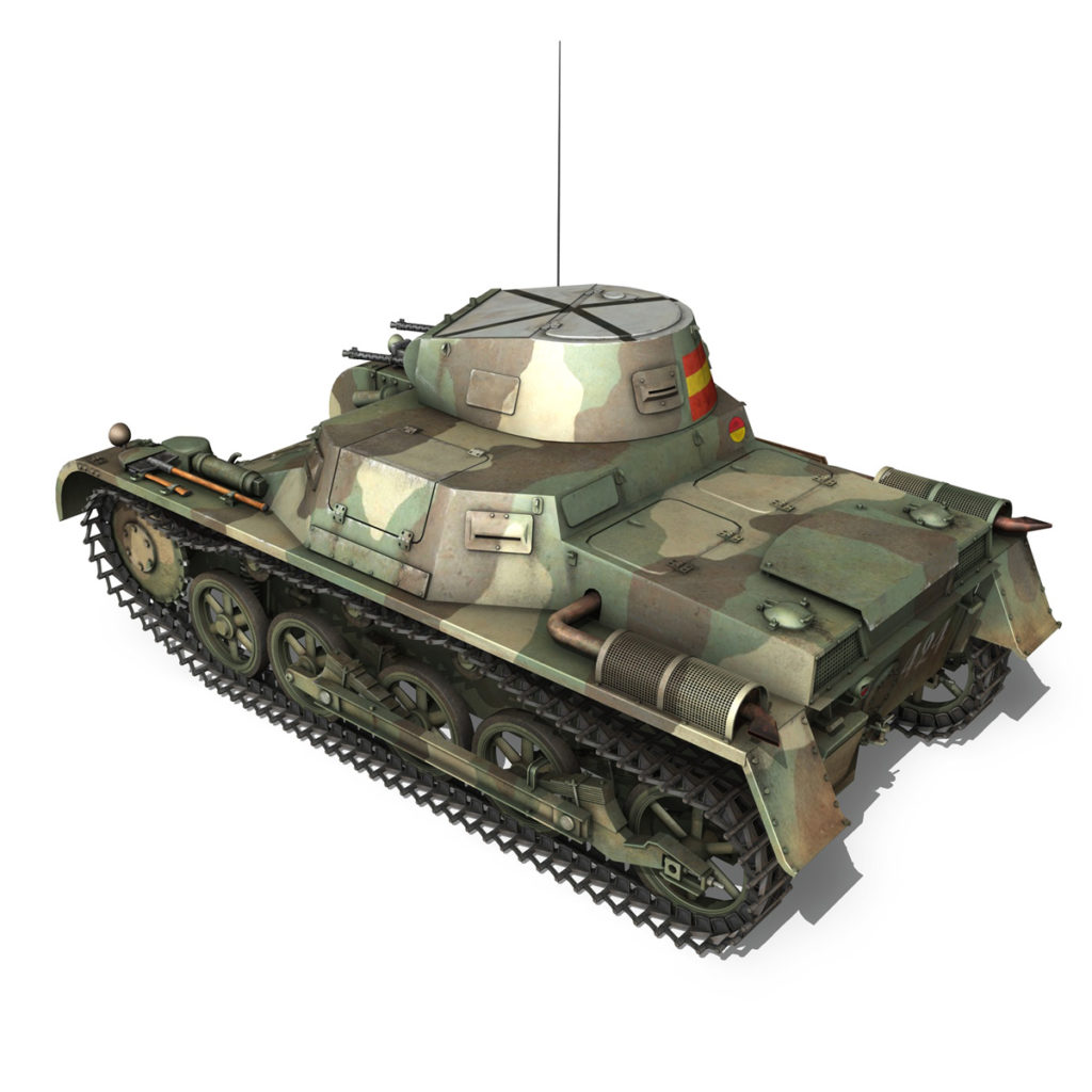 PzKpfw 1 - Panzer 1 - Ausf. A - 424 3D Model - FlatPyramid