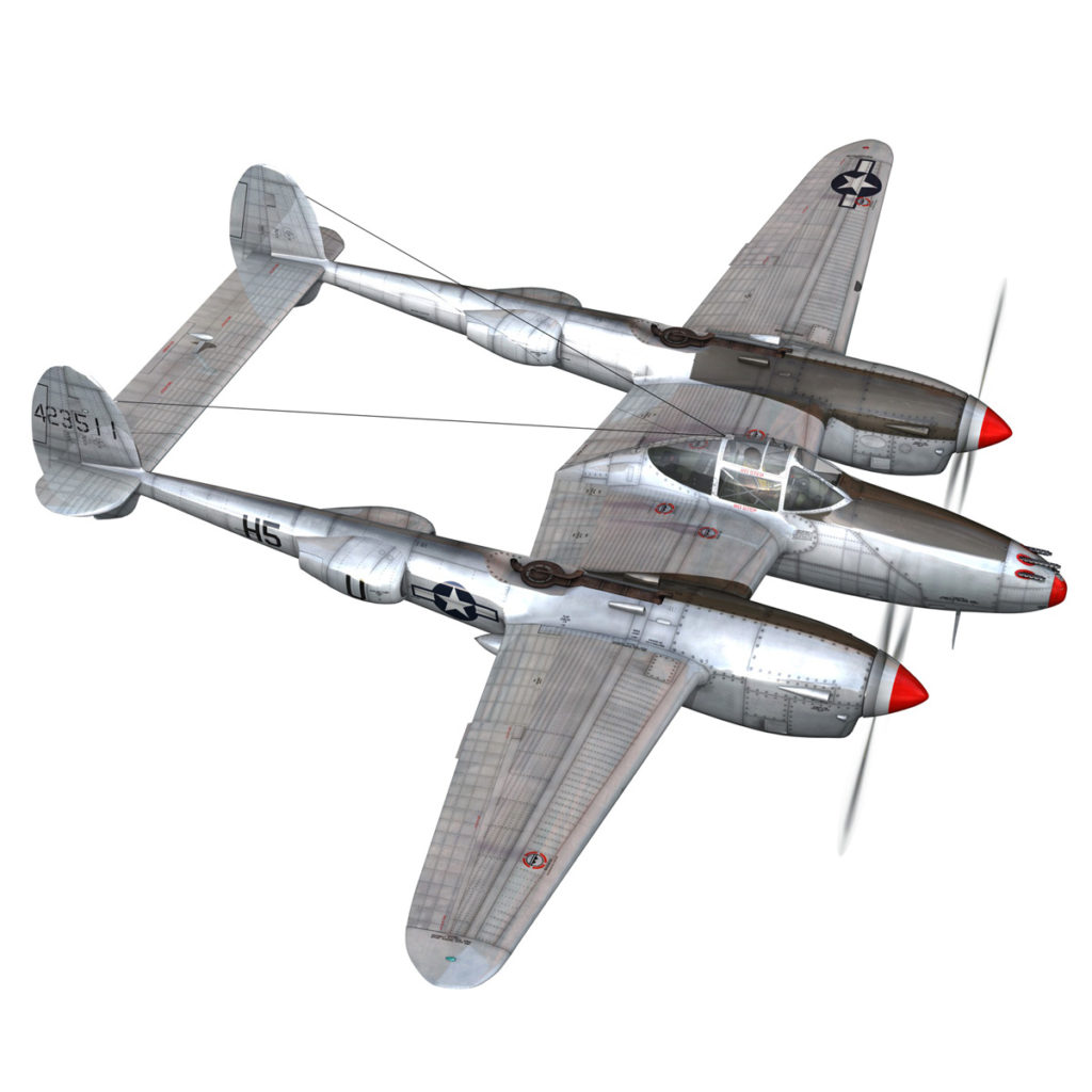 Lockheed P-38 Lightning - Arkansas Traveler 3D Model - FlatPyramid