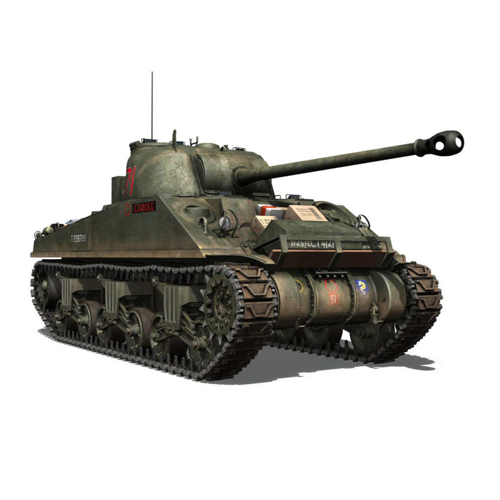 Sherman MK VC Firefly - Carole 2 3D Model - FlatPyramid