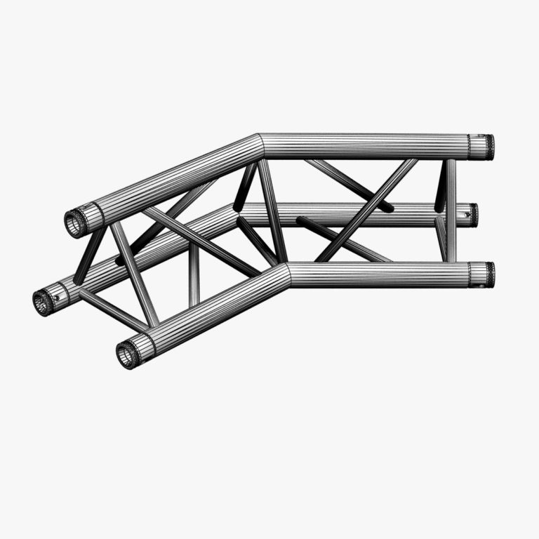 Square Triangular Beam Collection 170 Modular 3D Model - FlatPyramid