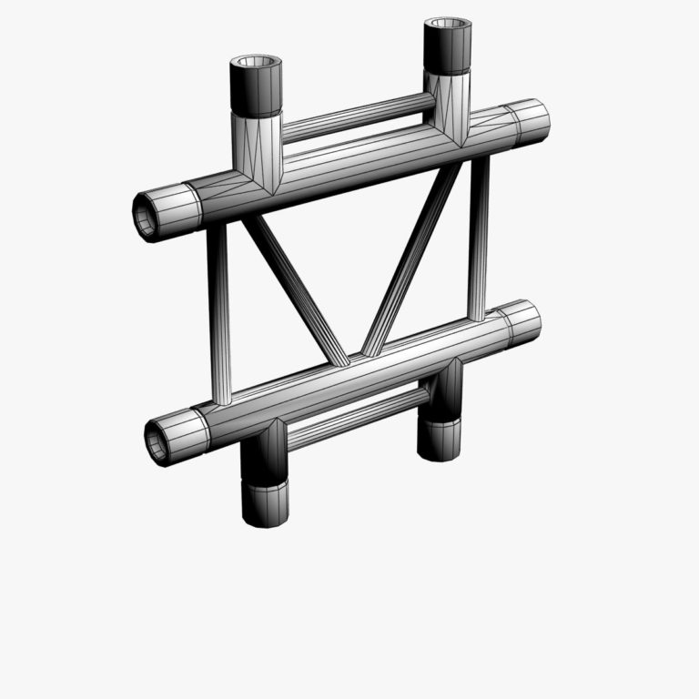 Square Triangular Beam Collection 170 Modular 3D Model - FlatPyramid