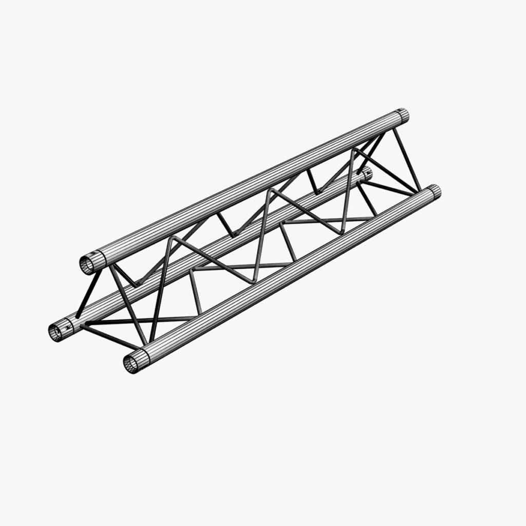Mini Triangular Truss (Collection 14 Modular) 3D Model - FlatPyramid