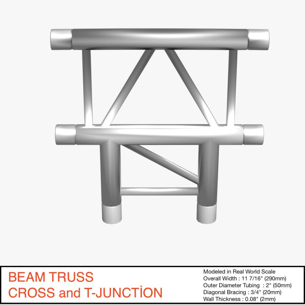 3d Truss Model - FlatPyramid
