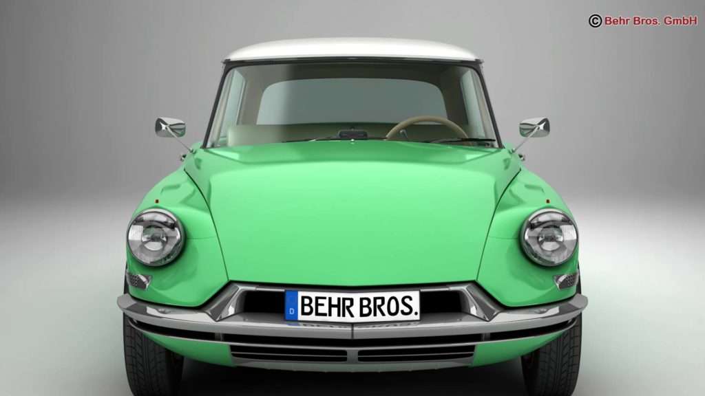 Citroen DS 19 3D Model - FlatPyramid