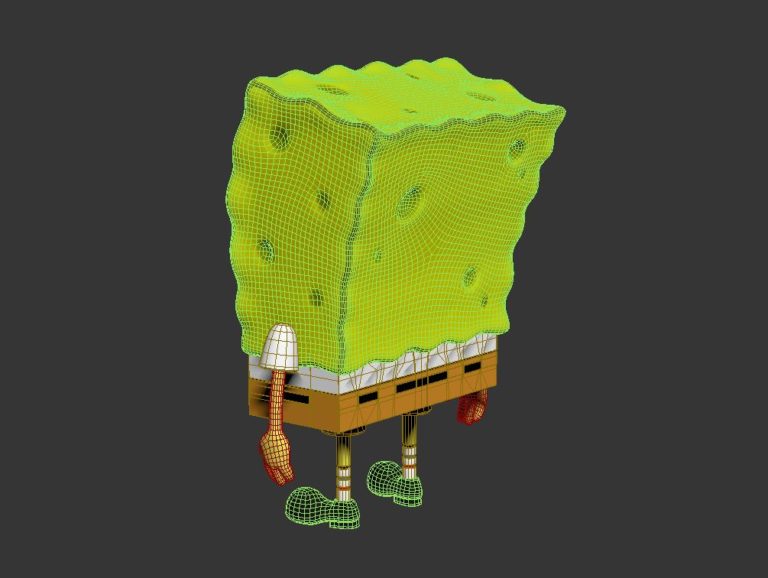 SpongeBob - Bob Esponja 3D Model - FlatPyramid