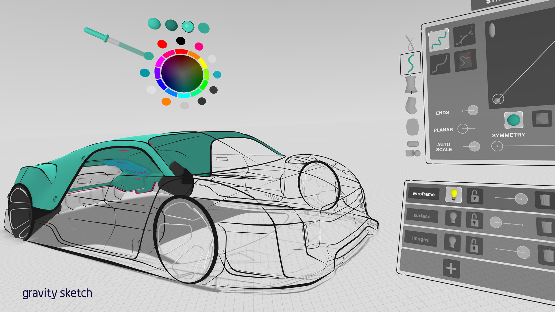 Pro VR app for artists - Gravity Sketch - FlatPyramid