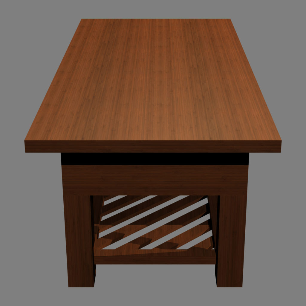 Coffee Table v2 3D Model - FlatPyramid