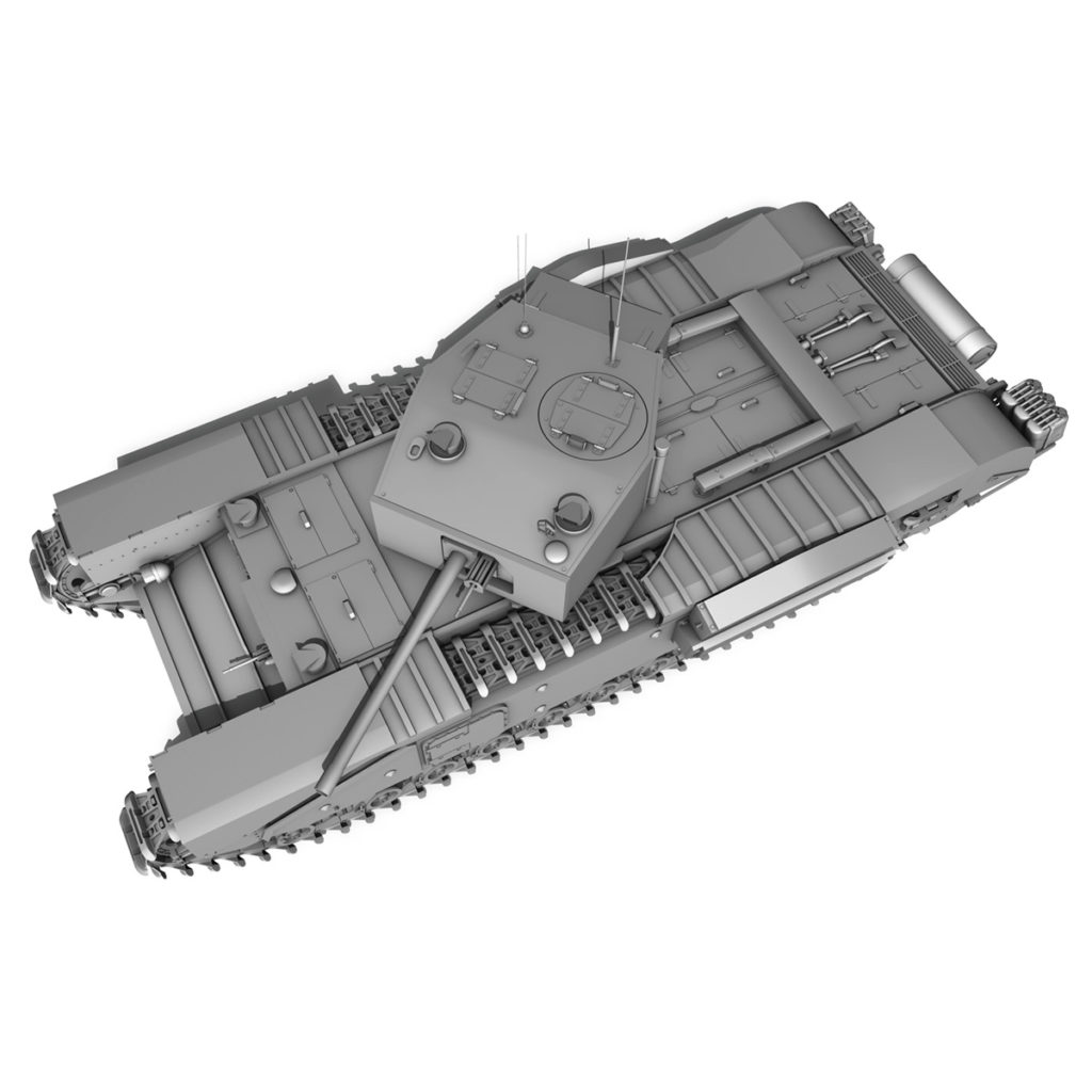 Churchill Infantry Tank MK.III 3D Model - FlatPyramid