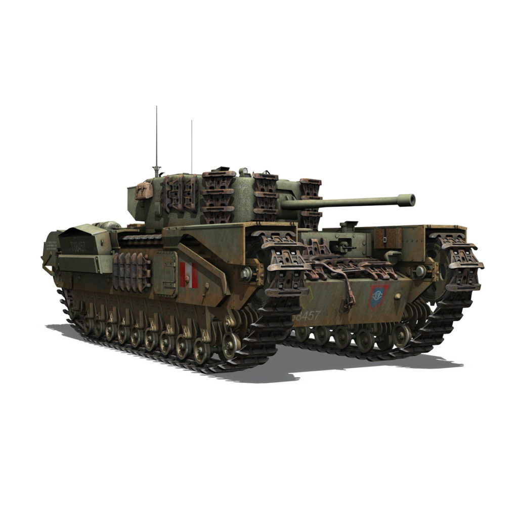 Churchill MK.IV - T68457 3D Model - FlatPyramid